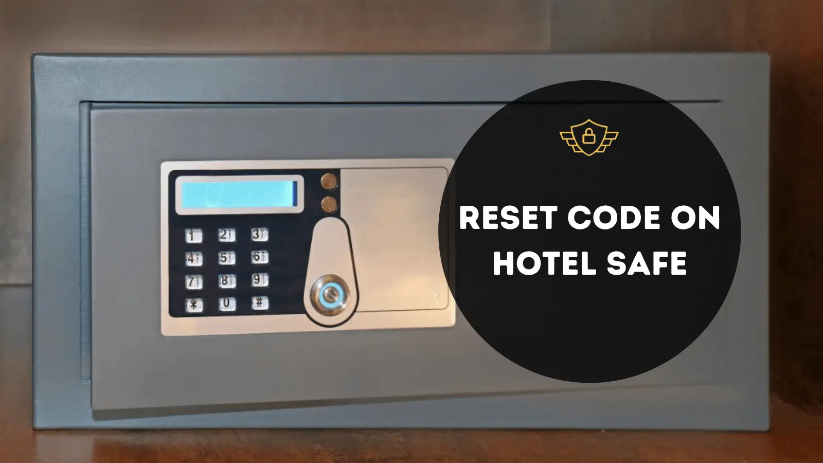 How to reset code on hotel safe