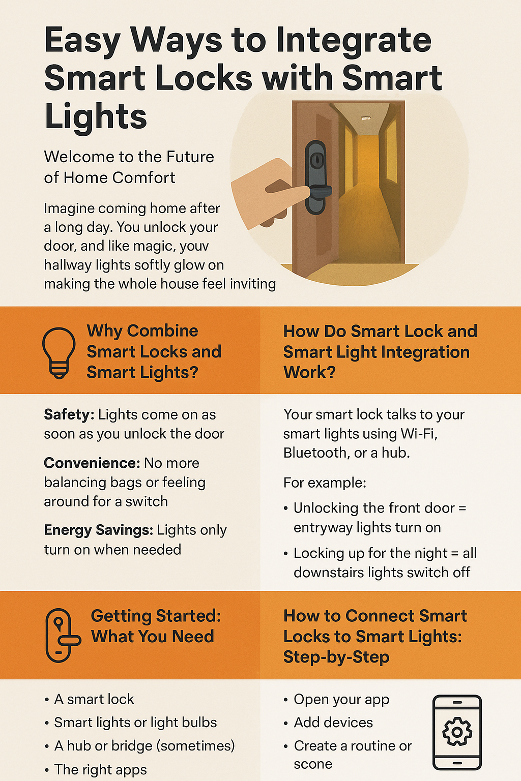 Easy Ways to Integrate Smart Locks with Smart Lights
