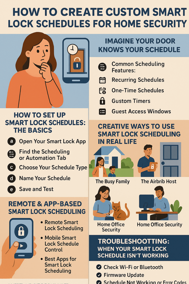 How to Create Custom Smart Lock Schedules for Home Security