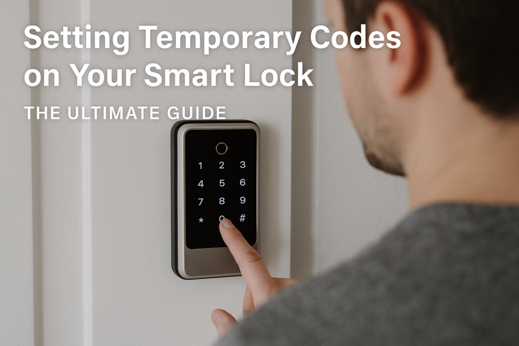 How to Set Temporary Codes on Your Smart Lock for Easy Access