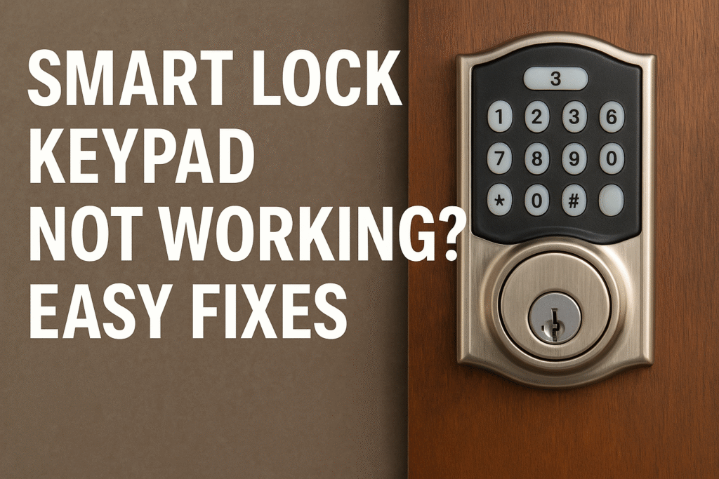 Smart Lock Keypad Not Working? Easy Fixes You Can Try