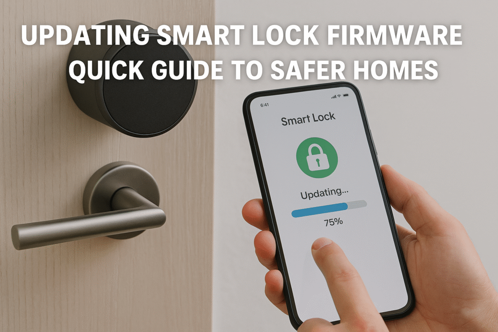 Updating Smart Lock Firmware: Quick Guide to Safer Homes